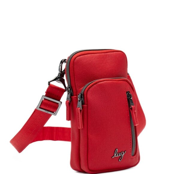 lug | Bags | Lug Pitter Patter Matte Luxe Vl Crossbody Bag Ruby Red ...